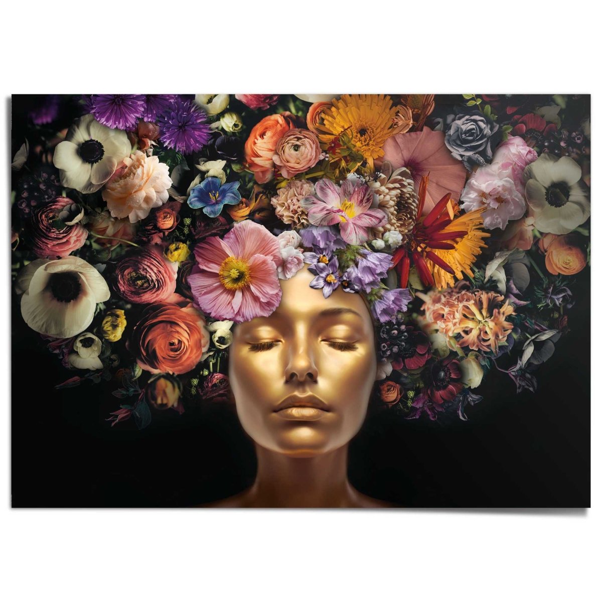 Giant Poster XXL Serene Golden 100x140 | Reinders – Reindersshop