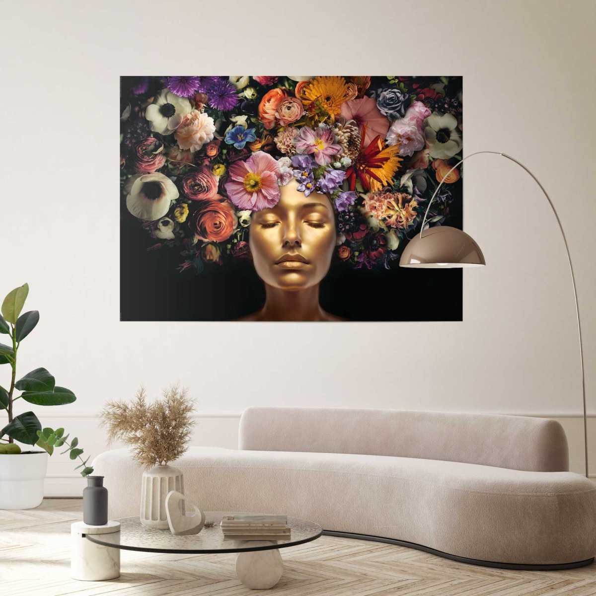 Giant Poster XXL Serene Golden 100x140 | Reinders – Reindersshop