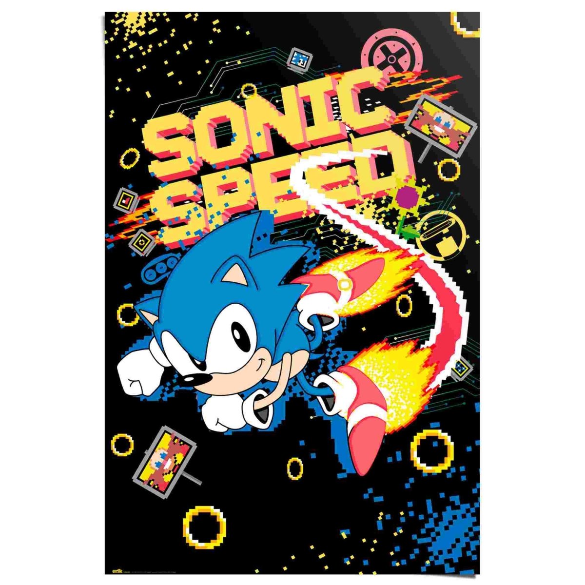 Poster Sonic - speed 91,5x61 – Reindersshop